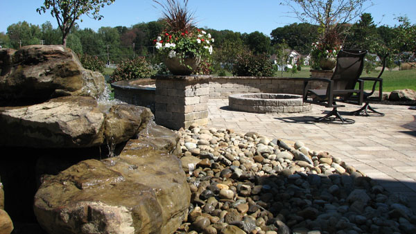 B.T Klein’s Landscaping | Water Features | Hand Carved Natural Stone ...