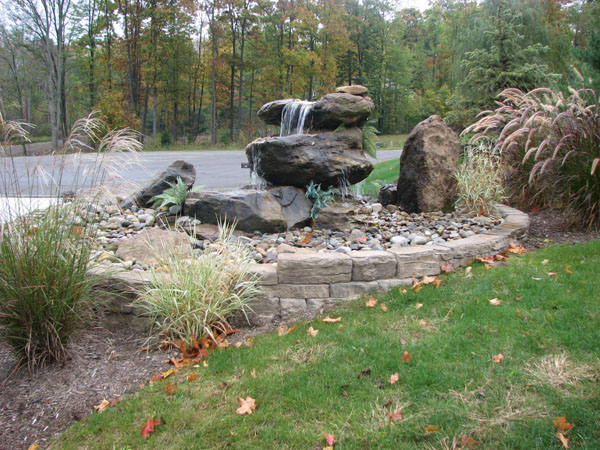 B.T Klein’s Landscaping | Water Features | Hand Carved Natural Stone ...