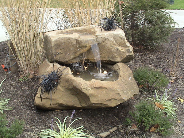 B.T Klein’s Landscaping | Water Features | Hand Carved Natural Stone ...
