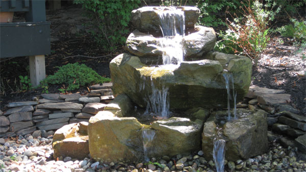 B.T Klein’s Landscaping | Water Features | Hand Carved Natural Stone ...